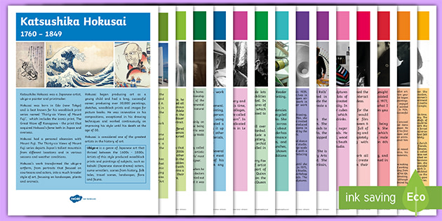 Artist Fact Sheets Resource Pack - Artist Fact Sheets Resource Pack