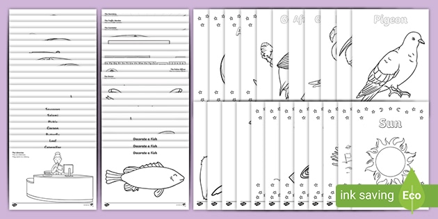 FREE! - Topics Colouring Pages Pack 4 (teacher made)