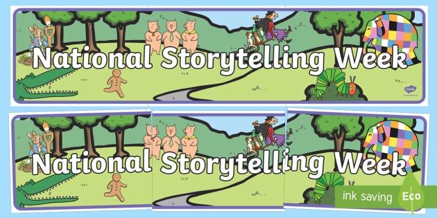 National Storytelling Week Banner (teacher made)