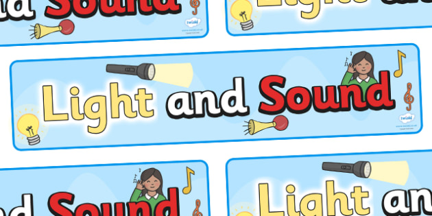 Light and Sound Display Banner - light and sound display banner