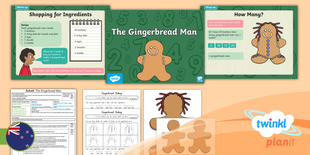 Level 1 SolveIt: The Gingerbread Man (teacher made)