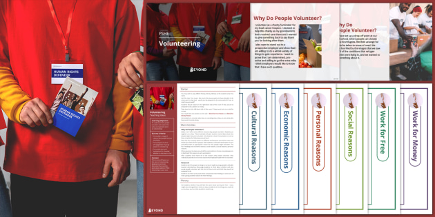 Volunteering Lesson Pack (teacher made)