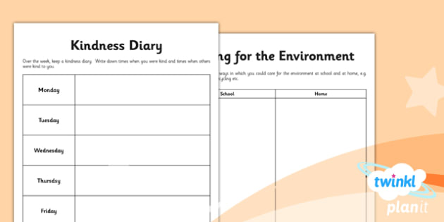 RE: Caring for Others Year 1 Unit Home Learning Tasks