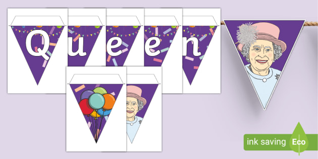 The Queen's Birthday Display Bunting (teacher made)