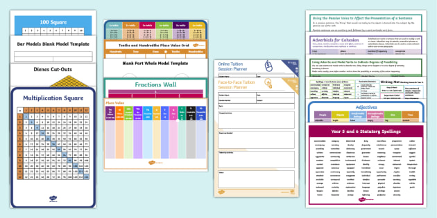 Tutoring Essentials for Year 6 Resource Pack (teacher made)
