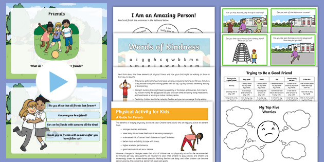 P3 Health and Wellbeing Home Learning Pack 2 (Teacher-Made)