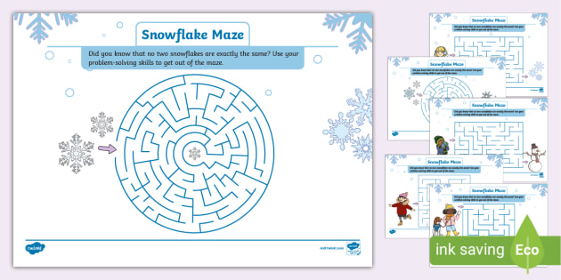 Snowflake Activities | twinkl.co.uk
