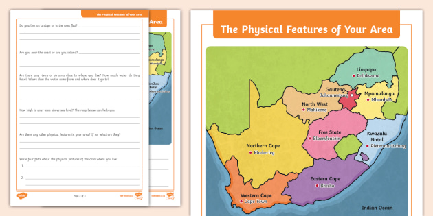 Grade 4 Geography Worksheets South Africa