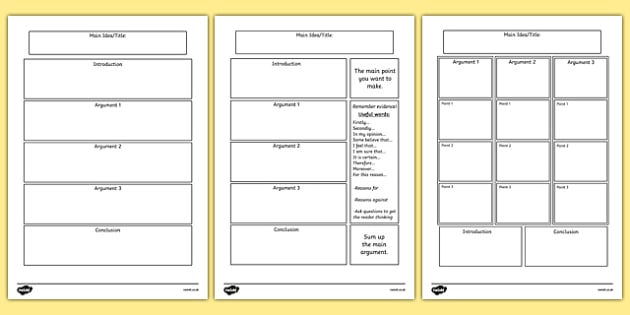 Persuasive Writing Templates English Resource Twinkl