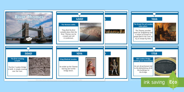 River Thames Timeline Cards