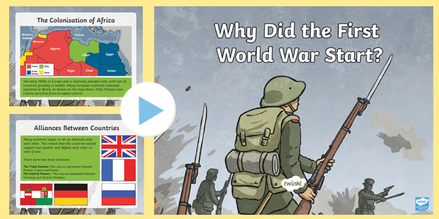 Why Did the First World War Start? PowerPoint (teacher made)