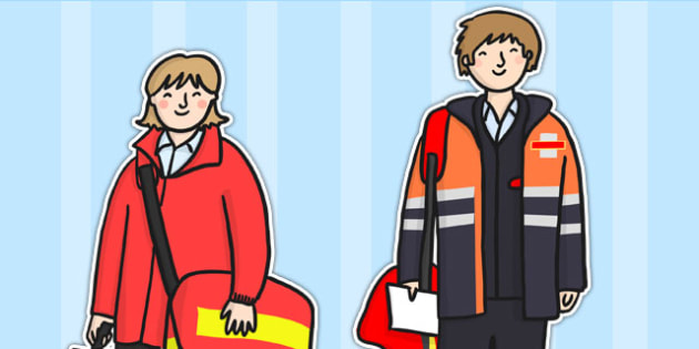 Postal Worker Stick Puppets (teacher made)