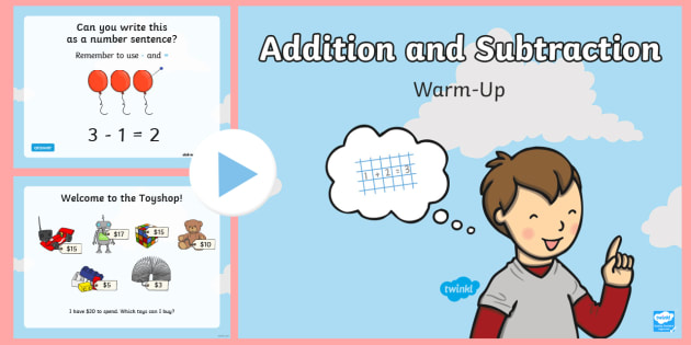 Year 1 Addition and Subtraction Warm-Up PowerPoint