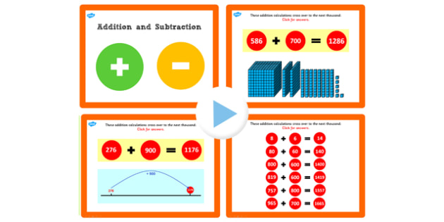Y3 Addition Subtraction Lesson 1f Adding Hundreds Crossing 1000 Y3 Addition Subtraction Lesson 1f Adding Hundreds Crossing 1000