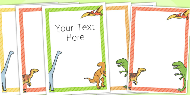 Dinosaur Themed Birthday Party Editable Poster
