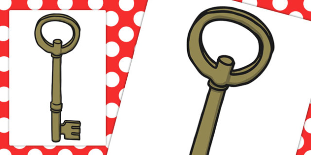 FREE! - 👉 Large A3 Key Cut Out (teacher made)