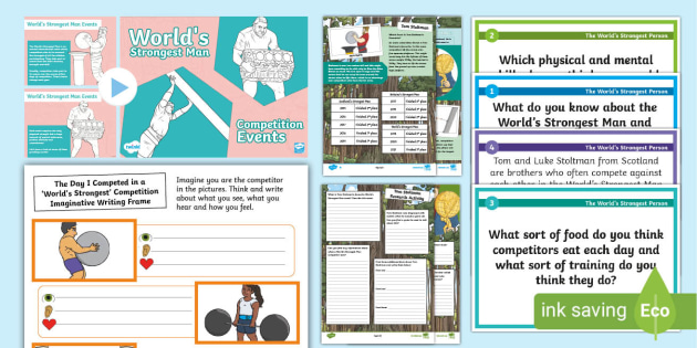 Tom Stoltman World's Strongest Man 2022 Resource Pack