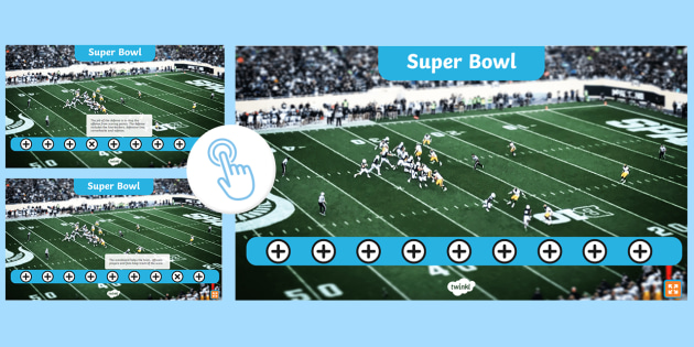 Super Bowl Click and Learn Digital Picture (teacher made)