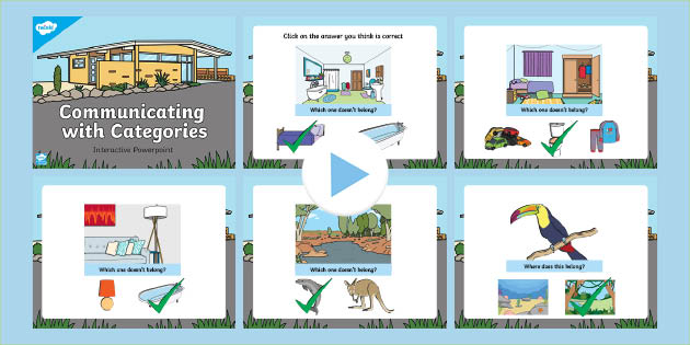 Communicating with Categories Interactive PowerPoint