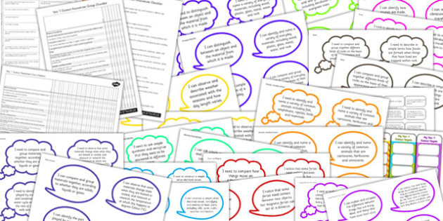 2014 National Curriculum Year 6 Science Assessment Resource Pack - targets