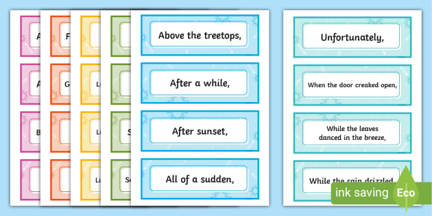 KS2 Sentence Starter Strips Pack (Hecho por educadores)