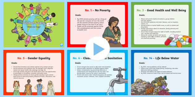 Global Goals What Are They? PowerPoint (teacher made)