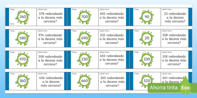 Hojas De Trabajo Gratuitas Sobre Valor Posicional Y Redondeo