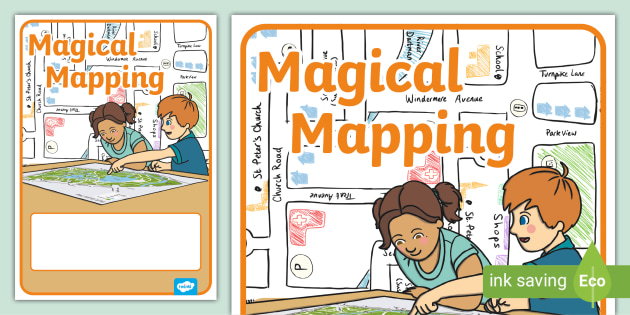 Magical Mapping Book Cover (teacher made)