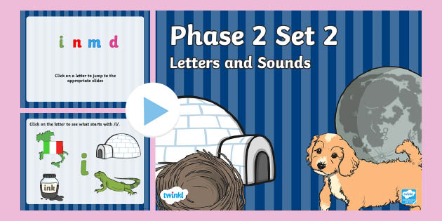 Phase 2 Set 2 PowerPoint Letters and Sounds (teacher made)