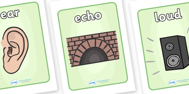 FREE! - Sound And Hearing Visual Aids (teacher made)