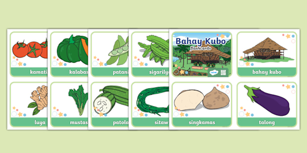 Gulay Sa Bahay Kubo Fruits And Vegetables In The Philippine Folk Song