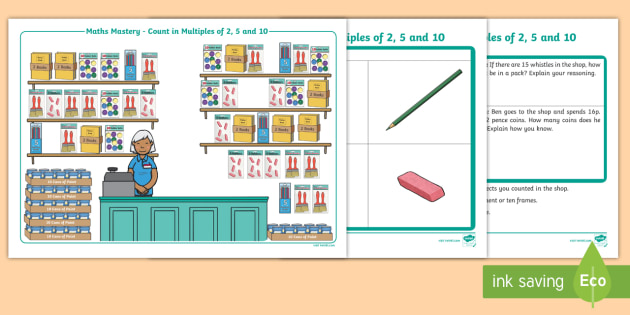 Year 1 Count in Multiples Maths Mastery Activity