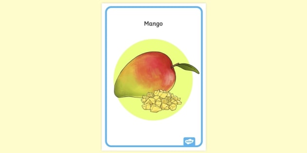 Mango Poster Display | Primary Resources