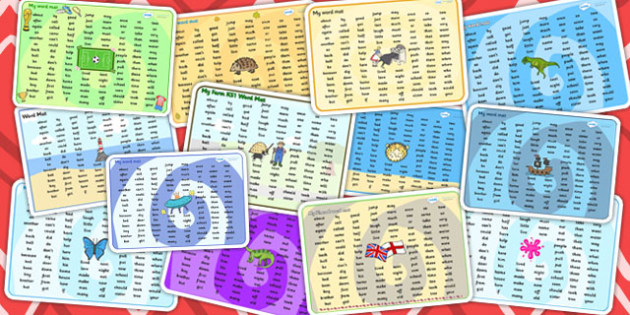 KS1 Word Mat Variety Pack (Teacher-Made)
