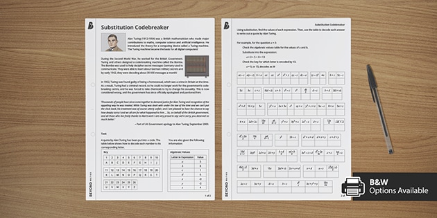 👉 Alan Turing Substitution Codebreaker | Beyond