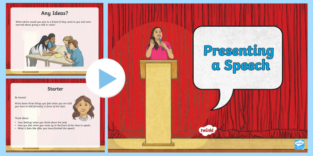 Public Speaking Skills PowerPoint - Oral presentation, speech