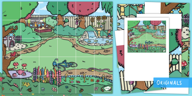 Treasures in the Garden Mat (Compatible with Bee-Bot)