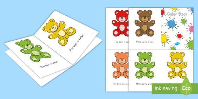 Colors Early Emergent Reader - Colors, color, color bear
