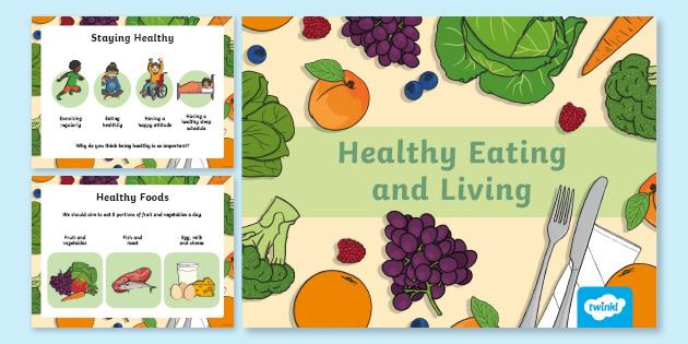 National Fitness Day- Healthy Eating and Living PowerPoint