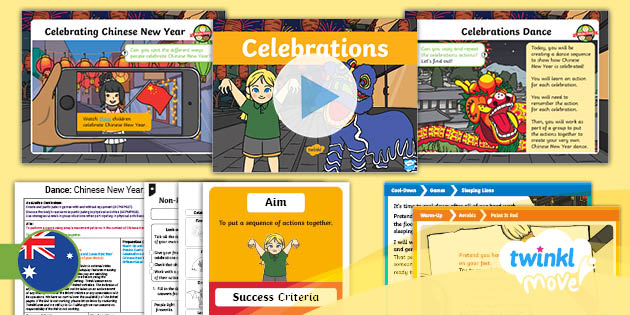 Move PE Year 1-2 Dance: Chinese New Year: Celebrations