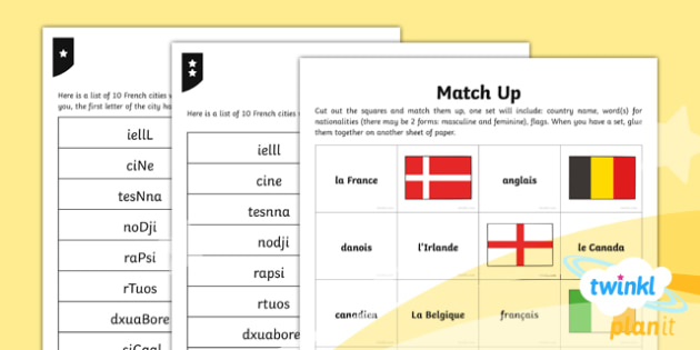 French: This is France! Year 6 Home Learning Tasks