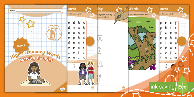 My First Phase 2 High-Frequency Words Activity Booklet