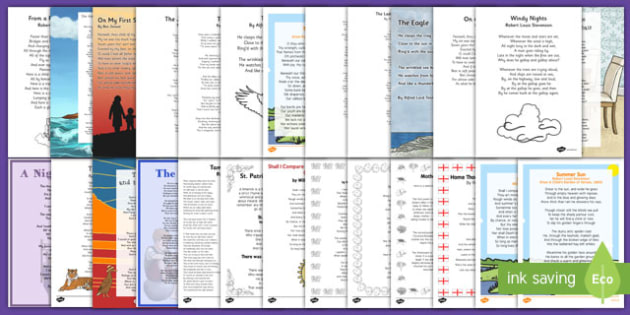 Poem Resource Pack (teacher made)