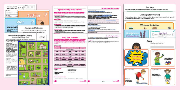 FREE! - Year 2 Term 3 Week 9 Remote Home Learning Pack