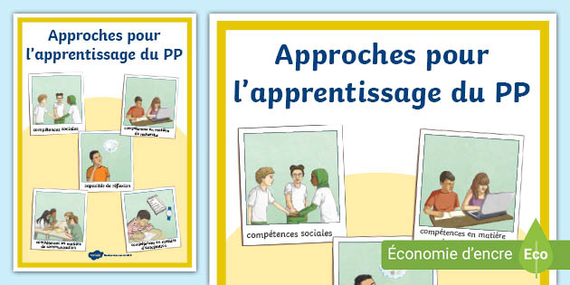 Approches pour l'apprentissage du PP (teacher made)