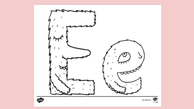 FREE! - Ee Colouring | Colouring Sheets (teacher made)