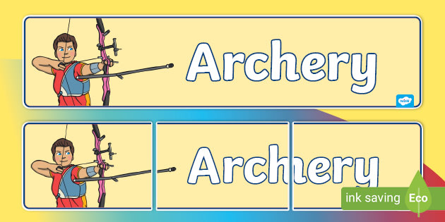 Archery Role Play Display Banner