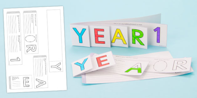 Year 1 Write Up Booklet - End of Year 1 Activities