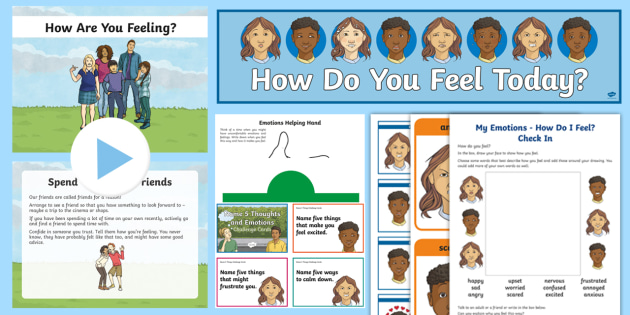 Emotions Check In Resource Pack (teacher made)