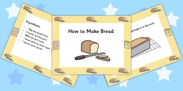 Bread Recipe PowerPoint (teacher made)